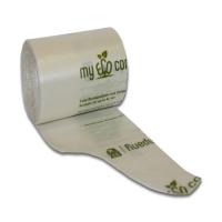 China Top Sale Sustainable Wholesale 100% Biodegradable Cornstarch Custom logo Home Compost Eco Friendly Compostable Yard Waste Bag for sale