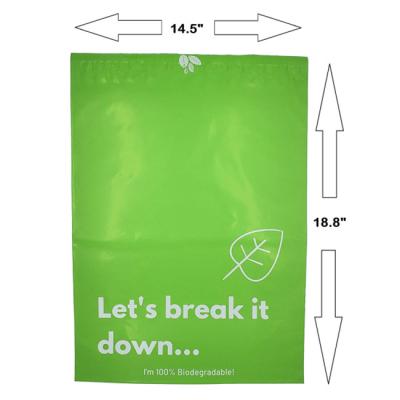China Eco Friendly Compostable Biodegradable Mailer Shipping Courier Bags With Custom Printed and logo for sale