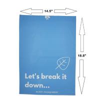China Custom Printed Corn Starch Made Biodegradable Eco Friendly Plastic Mailing Courier Packing Bags for sale
