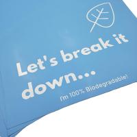 China Custom Printed Corn Starch Made Biodegradable Eco Friendly Plastic Mailing Courier Packing Bags for sale
