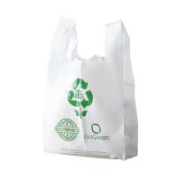 China 100% Compostable Sustainable Cornstarch Eco Friendly Fresh Fruits Vegetables Packaging Biodegradable Plastic T-shirt Bag for sale