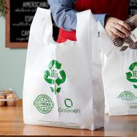 China 100% Compostable Sustainable Cornstarch Eco Friendly Fresh Fruits Vegetables Packaging Biodegradable Plastic T-shirt Bag for sale