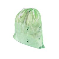 China Customizable Compostable Drawstring Garbage Bags With Retail Dispenser Box for sale