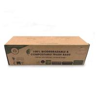 China Custom Compostable 100% Biodegradable Plastic Trash Bags Liners Eco Friendly for sale