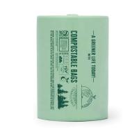 China Wholesale Sustainable 100% Biodegradable Cornstarch Custom Printed Tall Kitchen Compostable Trash Bin Liner Bag for Food Scrap for sale