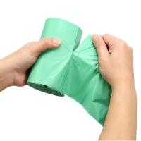 China Wholesale Sustainable 100% Biodegradable Cornstarch Custom Printed Tall Kitchen Compostable Trash Bin Liner Bag for Food Scrap for sale