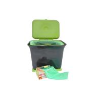 China Wholesale Sustainable 100% Biodegradable Cornstarch Custom Printed Tall Kitchen Compostable Trash Bin Liner Bag for Food Scrap for sale