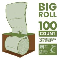 China Custom Compostable 100% Biodegradable Plastic Trash Bags Liners Eco Friendly for sale