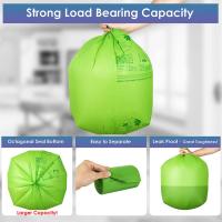 China Custom Compostable 100% Biodegradable Plastic Trash Bags Liners Eco Friendly for sale
