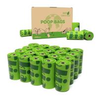 China Custom Corn Starch Based Biodegradable Eco Friendly Outdoor Pet Dog Poop Waste Bag for sale