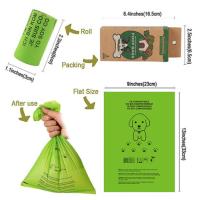 China Customized logo Design Hot Selling Wholesale 100% Biodegradable Dog Poop Bag for Cleaning for sale