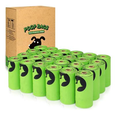 China China Manufacture Hot Sale Sustainable Compostable Biodegradable Customized logo Eco Friendly Corn Starch Unscented Pet Poop Bag for sale