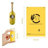 China Wholesale 100% Compostable Biodegradable Dog Poop Bag Sustainable Packaging Bags Supplier China OEM Customized Logo Design for sale