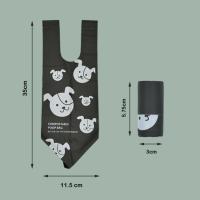 China Eco Friendly 100 Biodegradable Dog Waste Poop Bags Custom Printed With Handles Scented for sale