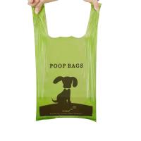 China biodegradable dog poop bags with handles for sale