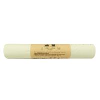 China Wave Top Handle Compostable Garbage Bags Paper Wrap Rolled For Kitchens Bedrooms for sale