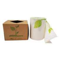 China Eco Friendly Wholesale Cornstarch Custom Color Printed 100% Biodegradable Compostable Plastic Garbage Bags on Roll for sale