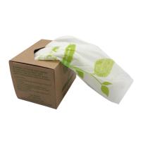 China Eco Friendly Wholesale Cornstarch Custom Color Printed 100% Biodegradable Compostable Plastic Garbage Bags on Roll for sale