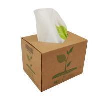 China Eco Friendly Wholesale Cornstarch Custom Color Printed 100% Biodegradable Compostable Plastic Garbage Bags on Roll for sale