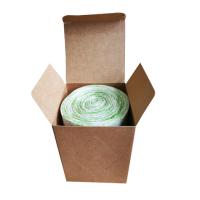 China Eco Friendly Wholesale Cornstarch Custom Color Printed 100% Biodegradable Compostable Plastic Garbage Bags on Roll for sale