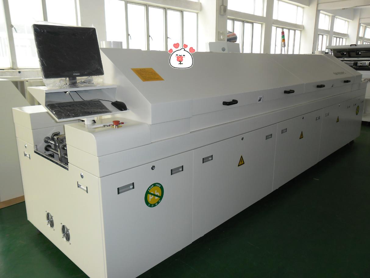 latest company news about [Product Promotion] Domestic upper eight lower eight lead-free reflow soldering machine  1