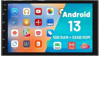 China 7 Inch HD Touchscreen Wireless CarPlay Screen Android 11 OS 4*50W Output for sale