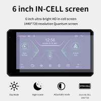 China Android 14.0 4G Motorcycle Smart Screen DVR Recording Motorcycle Head Unit for sale
