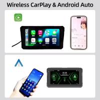 China Android 14.0 4G Motorcycle Smart Screen DVR Recording Motorcycle Head Unit for sale