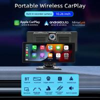 China 10.26In IPS Wireless CarPlay Screen GPS Navigation 4 Core CPU Car DVR System for sale