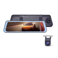 China 10.26 Inch Touch Screen Dash Cam 1600x600 Car DVR with Built In GPS Navigation for sale