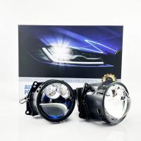 China Dual Eye Aluminum Car Fog Light 5000lm 6000K LED Fog Lamp Universal 12V for sale