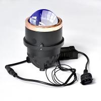 China 35W 3 Inch LED Fog Light Blue Lens Diecast Aluminum Housing Rear Fog Lamp Universal 12V for sale