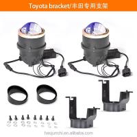 China 35W 3 Inch LED Fog Light Blue Lens Diecast Aluminum Housing Rear Fog Lamp Universal 12V for sale