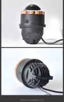 China 35W 3 Inch LED Fog Light Blue Lens Diecast Aluminum Housing Rear Fog Lamp Universal 12V for sale