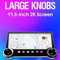 China Multilanguage QLED Car Android Stereo 32GB 64GB ROM Android Auto Radio for sale