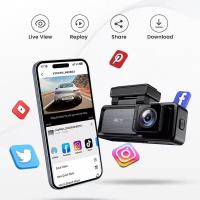 China 3.2 Inch IPS Dash Camera 4K Front Camera Night Vision High End Dash Cam for sale