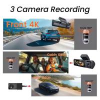China 512GB 4K Front Rear Dash Cam AHD Night Vision GPS WiFi Parking Mode for sale