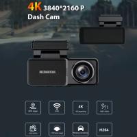 China 3.2 Inch 4K Front 1K Rear Dash Camera with WiFi GPS G-Sensor for sale
