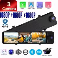 China 10.99 Inch 4k Mirror Dash Cam IPS Touch Screen 1920*1080 Dashboard Camera for sale