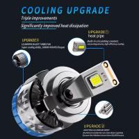 China 160W 26000LM CSP LED Headlight Bulbs 6000K IP68 DC12V for H1 H7 H11 9005 for sale