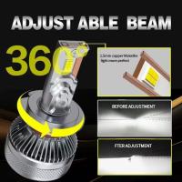 China JUCHUANG 140W 30000LM Car LED Headlight Bulbs 6000K IP68 High Power H7 H11 9005 for sale