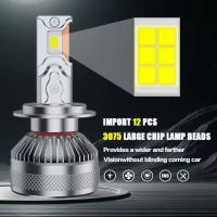 China JUCHUANG 140W 30000LM Car LED Headlight Bulbs 6000K IP68 High Power H7 H11 9005 for sale