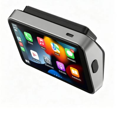 China Front & Rear Dual Lens Dash Cam 2K+1080P Carplay Android Auto Video Recorder Black Box Car DVR Camera with 4.5 Inch Touch Screen for sale