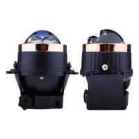 China 120W IP68 Waterproof 3000K 4300K 6500K Three Colors Car Fog Light 3 Inch Bi LED Projector Fog Light 12V 24V Universal for sale