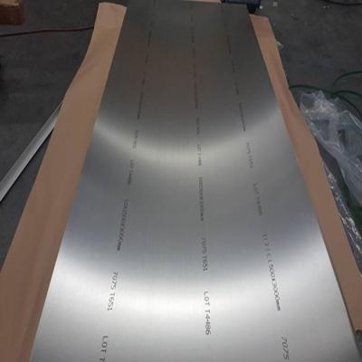 China 7075 T6 Aluminum Plate T651 T7351 5x10 Aluminum Sheets ATSTM B209 for sale