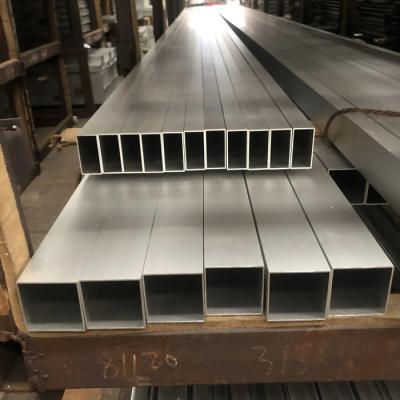 China ASTM B209 6061 T6 Aluminum Rectangular Tubing Mill Finish Powder Coated for sale