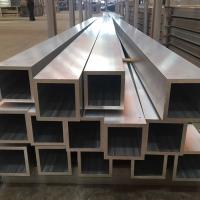China Al 98.8 % 20mm Anodized Aluminum Square Tubing For Railway Rolling Stock for sale