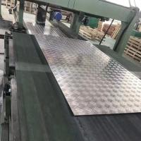 China Mill Finish Aluminum Checkered Plate 4x10 4x8 Aluminum Diamond Sheet Five Bar for sale