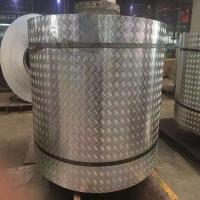 China PVC Coated 5 Bar Aluminum Tread Aluminum Checkered Plate 1200×2400mm for sale