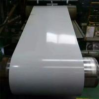 China 45μM White Powder Coated Aluminum Coil Sheet 1050 1060 1100 for sale